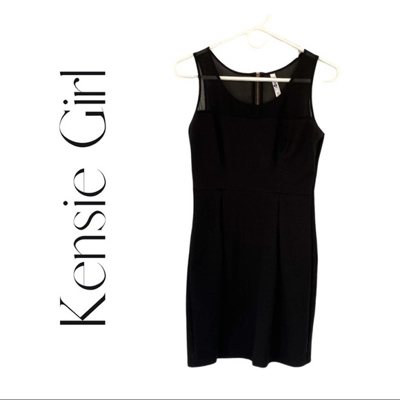 Kensie Girl | Dresses | Kenzie Girl Play Date Sheer Top Little Black ...